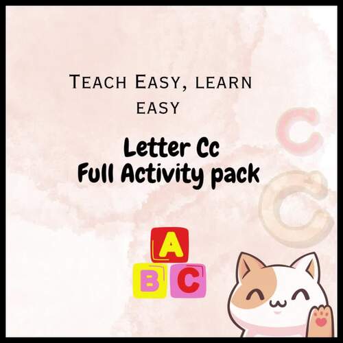 Phonics lesson 3: Alphabet letter C worksheets and Activities. | TPT