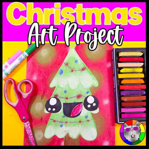 Christmas Art Lesson Christmas Tree Art Project Christmas Art ...