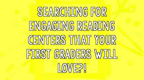 1st Grade Summer Reading Center Games and Activities | May & June
