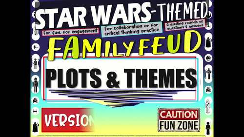 STAR WARS-THEMED FAMILY FEUD GAME - (version 8 of 12) "PLOTS & THEMES"