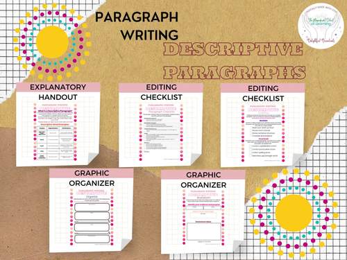 Descriptive Paragraph Writing digital download printable | TPT