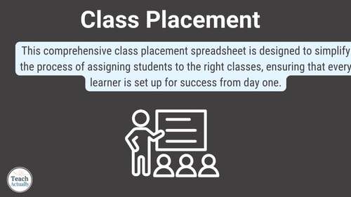 End-of-the-Year Student Class Placement Digital Forms Template; NO MORE ...