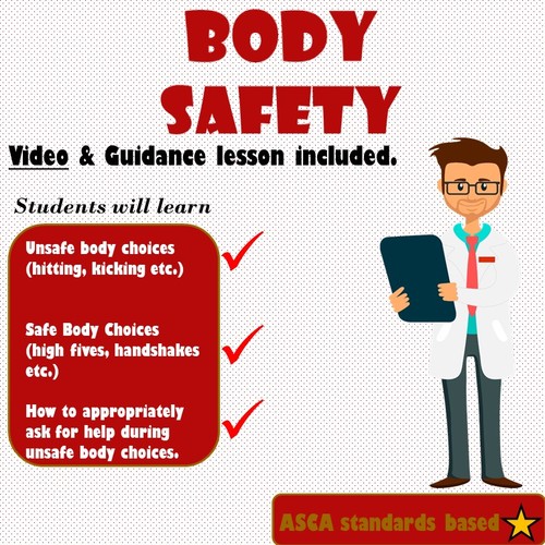 ~VIDEO~ No Hitting Lesson- "Body Safety" by DixonsDoodles | TPT