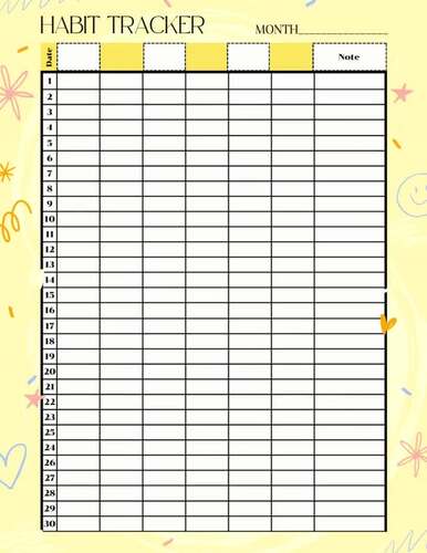 Monthly Habit Tracker + Reflection Pack | Stay on Track, Build Better ...