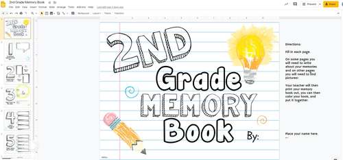 End of the Year DIGITAL Awards and Memory Book for Google Classroom