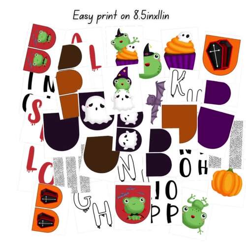 Halloween Frog Bulletin Board Kit, Haunted Classroom Decor, October ...