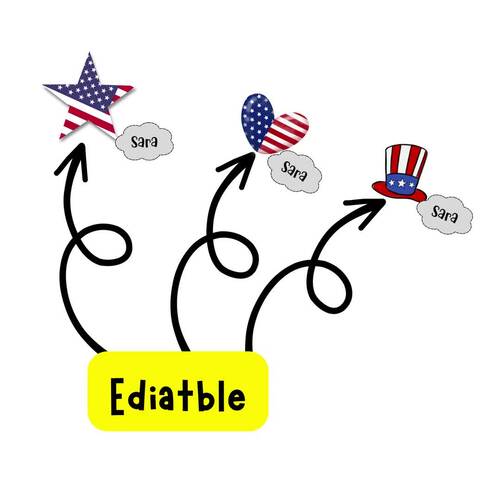 July 4th Gnomes Independence Day Bulletin Board,Door Decor,Patriots ...