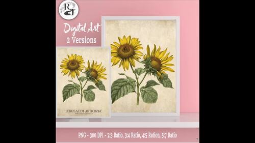 Vintage Style Wildflower Botanical Illustration Print, Botanical ...