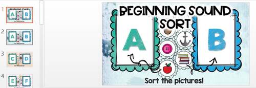 Beginning Sounds - Digital ONLINE Google Classroom Distance Learning ...