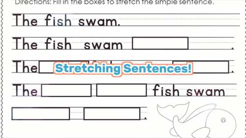 Expanding Sentences and Writing Details by Sentence Stretching - Easel ...