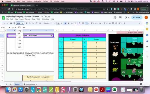 Algebra 1 EOC Digital Review Game (Reporting Category 3) by Barnhill ...