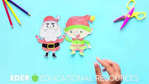 Print & Go Christmas Craft Pack | Bulletin Board, Writing Prompts, Page ...