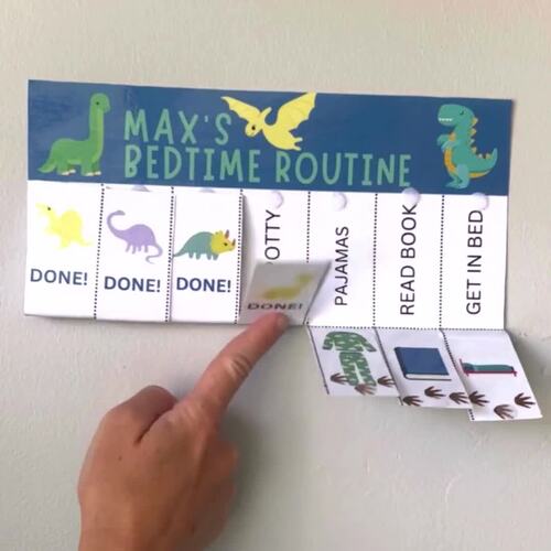 Visual Schedule Preschool Flip Chart School Routine Autism Editable ...