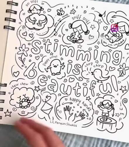 Autism Coloring Book | Neurodiversity Colouring Pages | Calm-Down ...