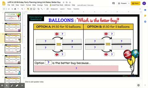 Unit Rates and Better Buy by Keep On Growing | TPT