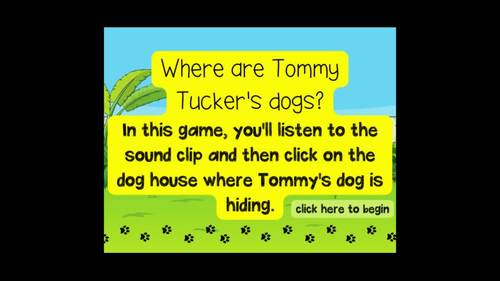 Little Tommy Tucker's Dogs: Digital Elementary Music Game: Identify Re ...