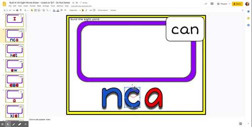 Digital Kinder Sight Word All Year Bundle by Techy Kinder | TPT