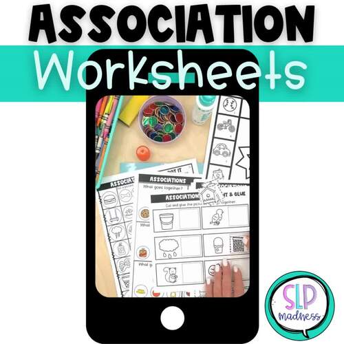 Speech Therapy Word Associations l What Goes Together Language ...