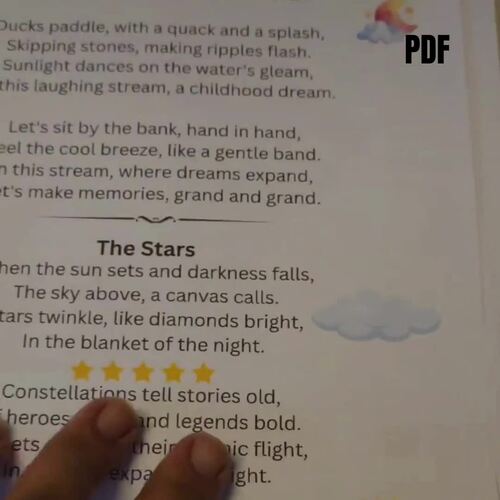 kindergarten poems a collection of 10 by Sunshine Memories Learning