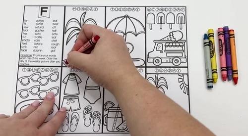 Summer Articulation Homework by Speech Tea | TPT