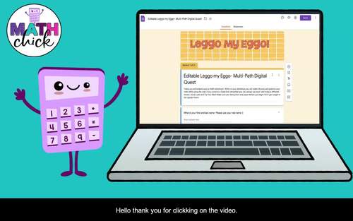 Digital Multi-Path Quest- Fully Editable! Perfect for Any Grade Level!