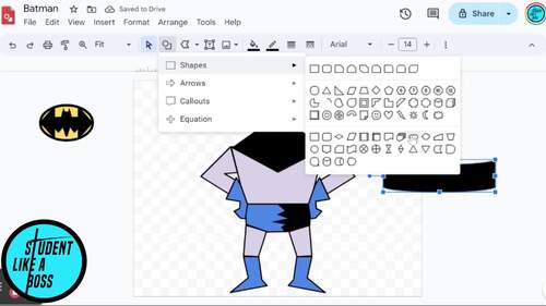 Create a Batman Design: Advanced STEAM Digital Art Tutorial for Google ...