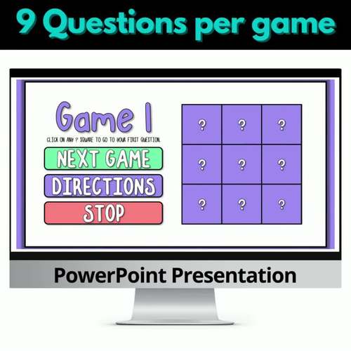 Algebra 1 FACTORING Tic Tac Toe PowerPoint Partner Game | TPT