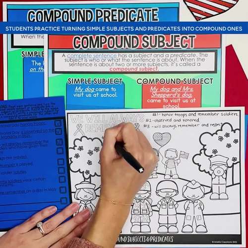 May Grammar Review Set the Scene BUNDLE by Amelia Capotosta | TPT