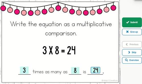 4th Grade Math Review and Test Prep Activities - 13 Set Boom Card BUNDLE