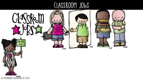 Classroom Jobs clip art, school, kidlettes COLORED Version | TPT