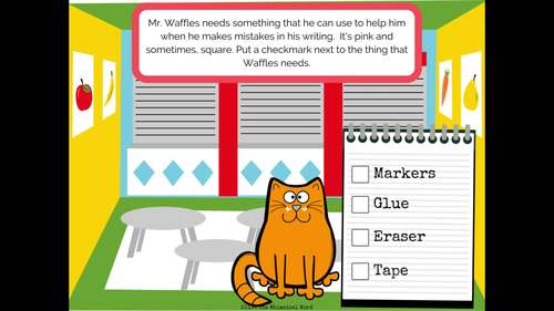 Back To School Inferencing Activity No PRINT Speech Therapy | TPT