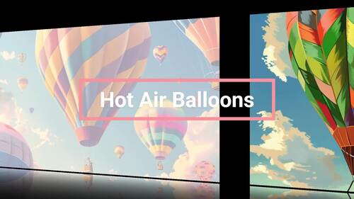 Summer Hot Air Balloon Images for Slide Presentations | PPT, PNG ...