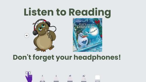 December Seesaw Listen-to-Reading: 6 Listening and Comprehension Activities