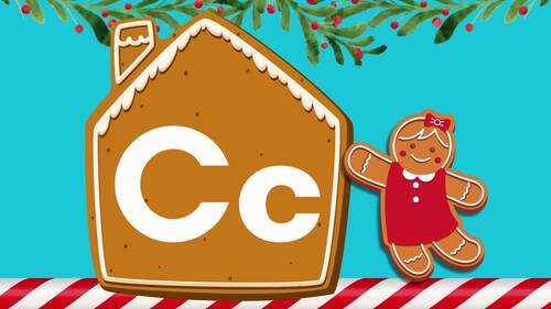 Christmas ABC Digital Flashcards for Fluency and Letter Recognition