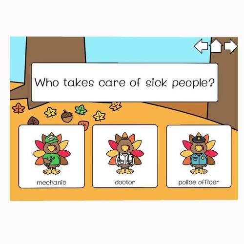 Turkey Jobs Language Activity for Boom by Speechin Made Easy | TPT