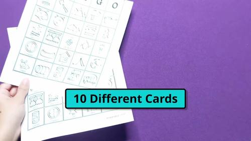 Object Description Camping Bingo Small Group Pack by Imaginative SLP