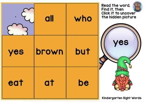 Kindergarten Sight Words Boom Cards Games by Funny Owl | TPT