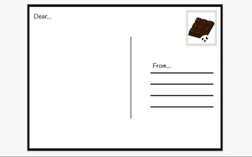 Digital Beginning of Year Welcome Postcards for Students via Google Slide