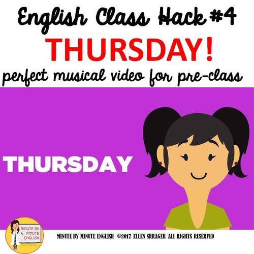 English ESL ELL EFL ELD ESOL Transitional Video Thursday for CI TCI ...