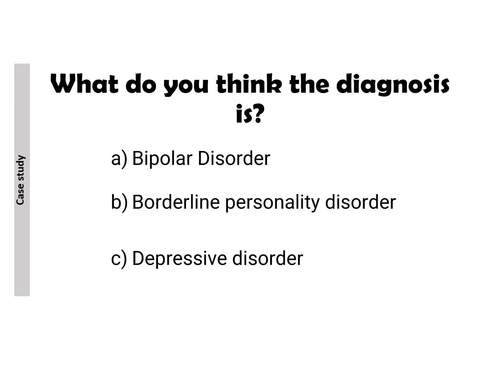 Psychology Student Case Study: Borderline Personality Disorder | TPT