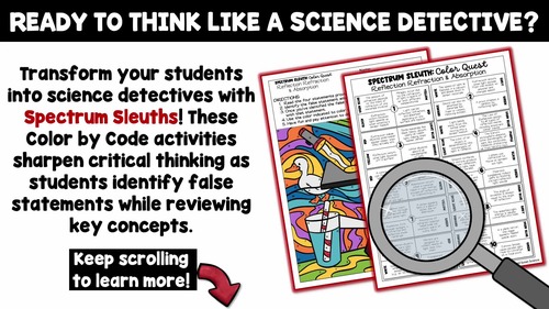 Reflection, Refraction, & Absorption | Spectrum Sleuth: Color Quest ...