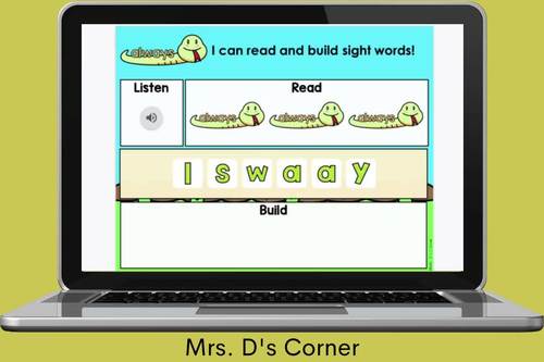 Second Grade Sight Word Digital Activity | Distance Learning by Mrs Ds ...