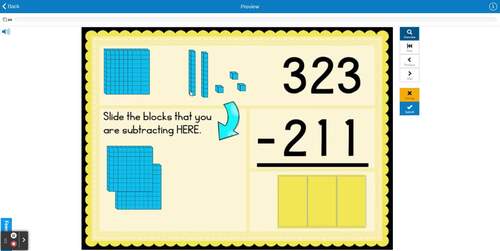 Triple-Digit Subtraction WITHOUT Regrouping: Google Slides™ by GroovyGarden