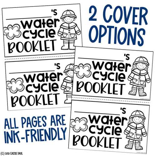 Water Cycle Booklet (Print & Digital) | Water Cycle Activity by Cassie Dahl