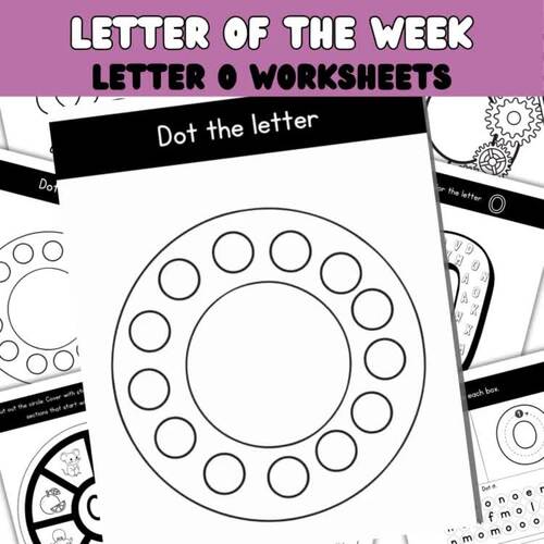 Letter O Practice Pages | Letter Of The Week | Uppercase Lowercase ...