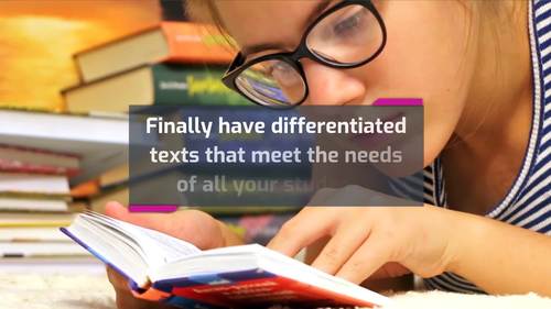 Differentiated Texts for Reading: Package C - Guided Reading Levels N-Y
