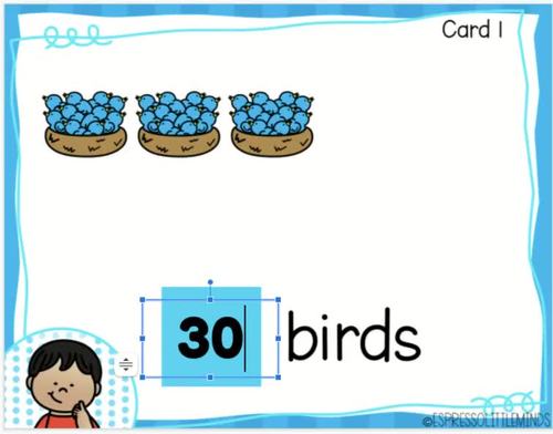 Spring Counting by 10s Count the Room Kindergarten Math Center | TPT