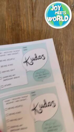 Kudos Reward Certificate | Positive Behavior Reinforcement by Joy Meets ...
