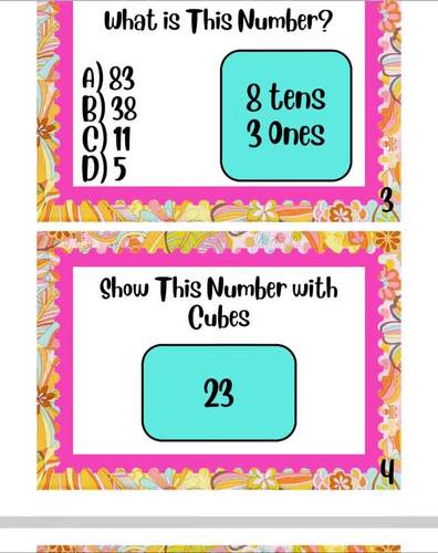 Place Value Task Cards- Stations- End of The Year Review by Elementary ...