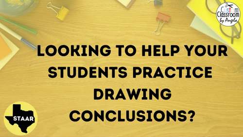 STAAR Drawing Conclusions Daily Reading | 1 Week Warm Up | Differentiated